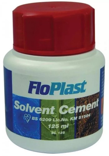 Floplast Solvent Cement PVC Waste Pipe Weld Glue 125ML | eBay UK