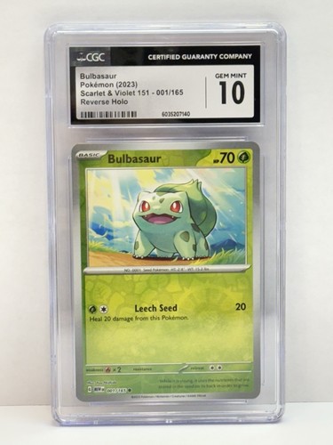 Bulbasaur 001/165 Sv: Scarlet & Violet 151 Reverse Holo for sale online ...