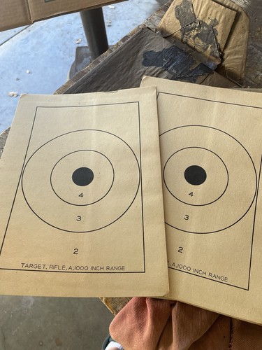 Vintage Military Rifle Pistol Targets | eBay