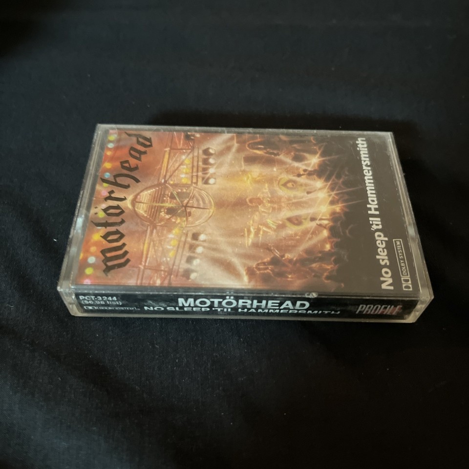 Motorhead No Sleep Til Hammersmith Cassette Tape 1988 Heavy Metal 80s ...