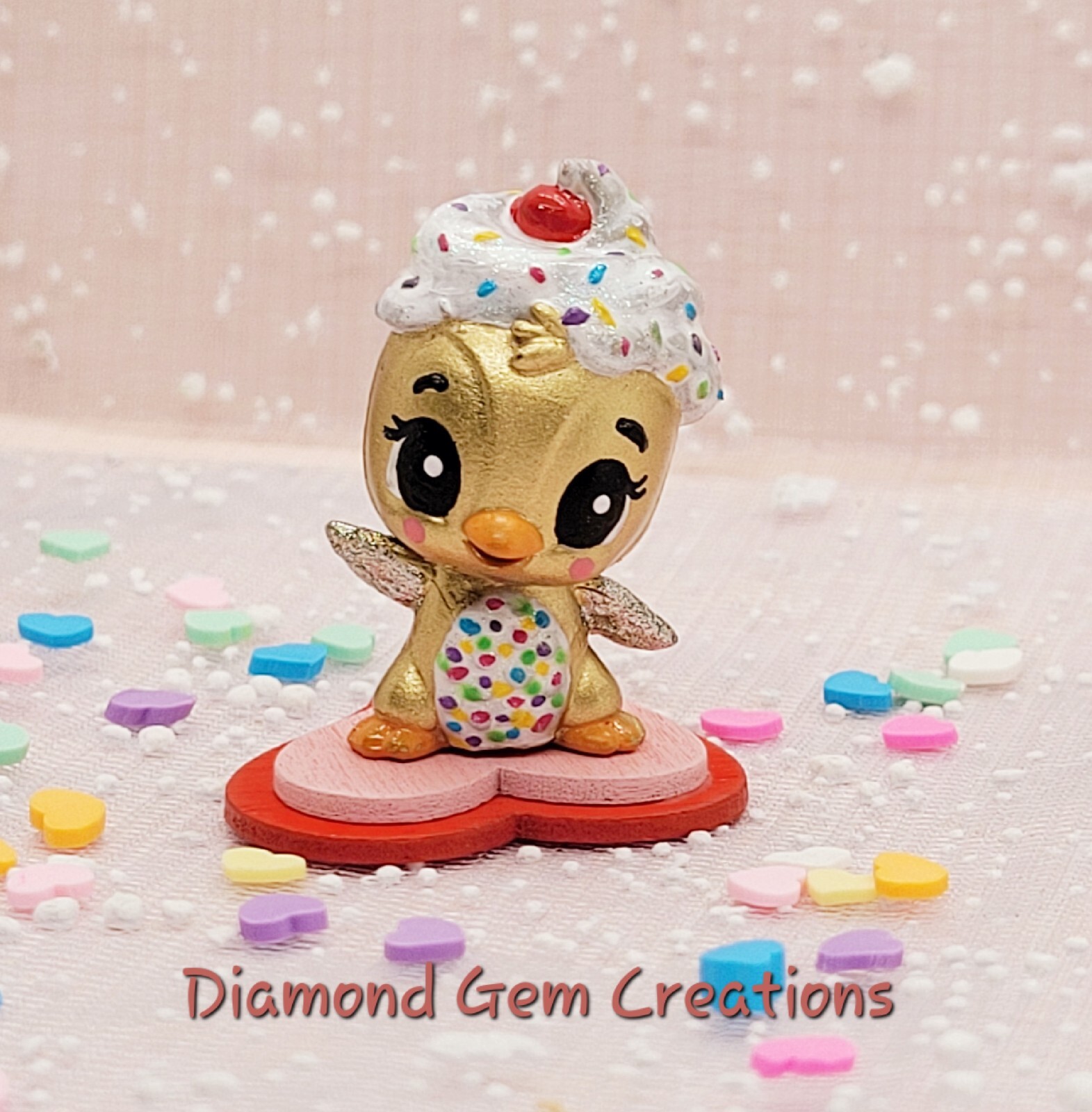 Hatchimals Colleggtibles - CUSTOM Golden Penguin Sweets sprinkles/ lynx ...
