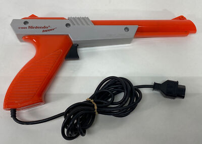 ORIGINAL AUTHENTIC ORANGE NES LIGHT ZAPPER GUN NINTENDO NES-005 | eBay