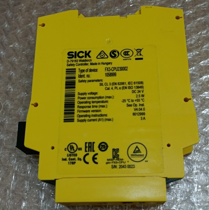 1 PCS SICK Safety Relay FX3-CPU230002 1058999 tested | eBay