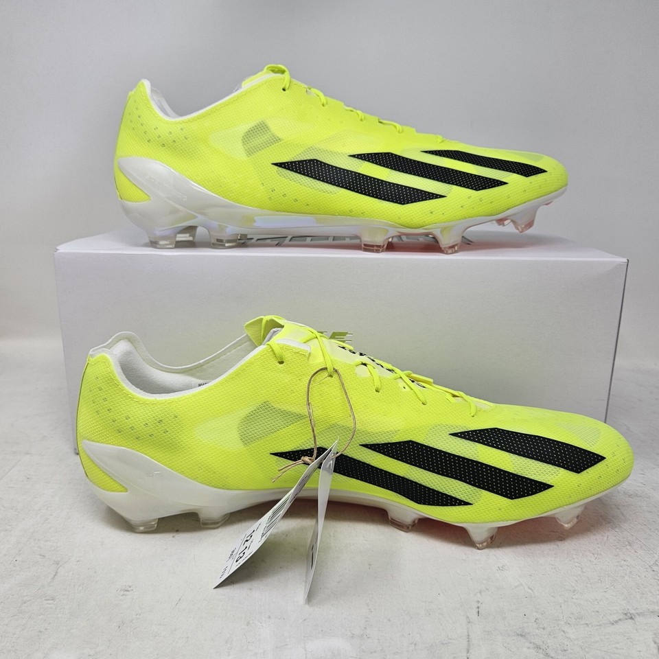 Men's Adidas X Crazyfast+ FG Firm Ground Soccer Cleats / Solar Yellow ...