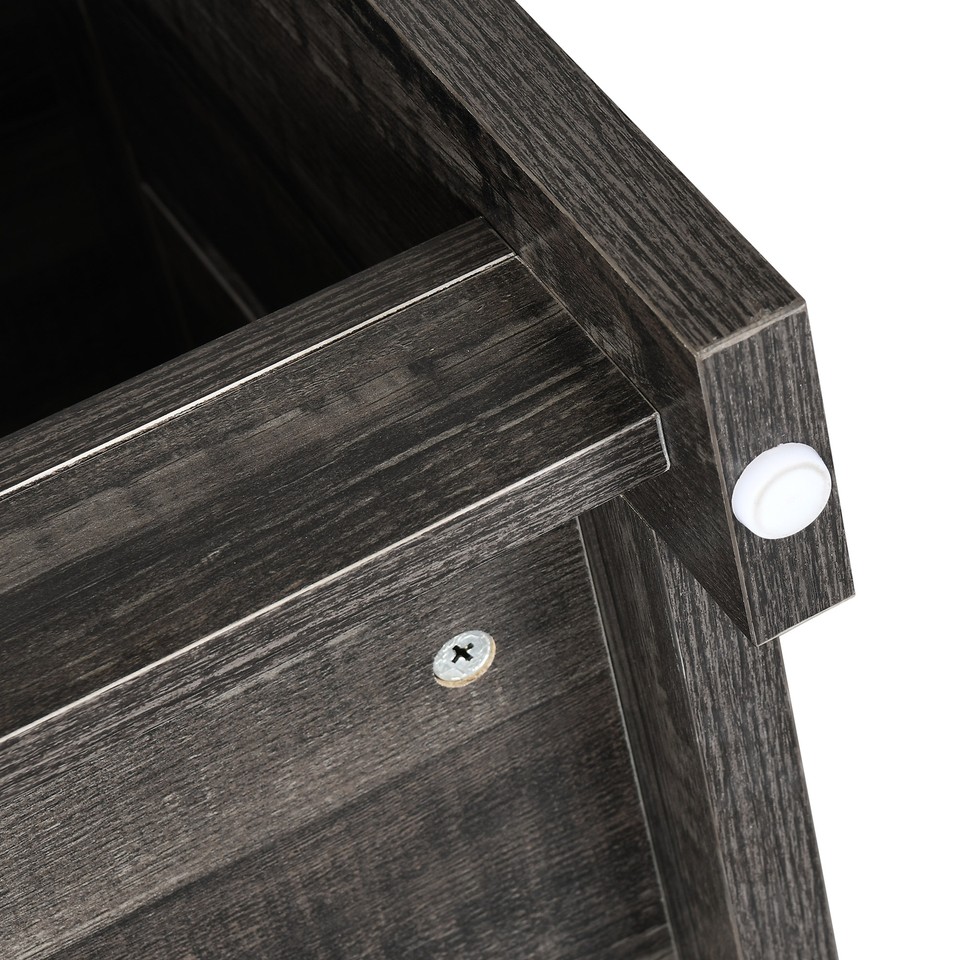 Square Coffee Table with Storage for Living Room Modern Center Cocktail ...