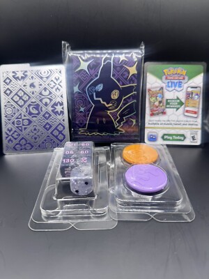 Pokemon Paldean Fates Elite Trainer Box Contents SLEEVES/DICE/CODE CARD ...