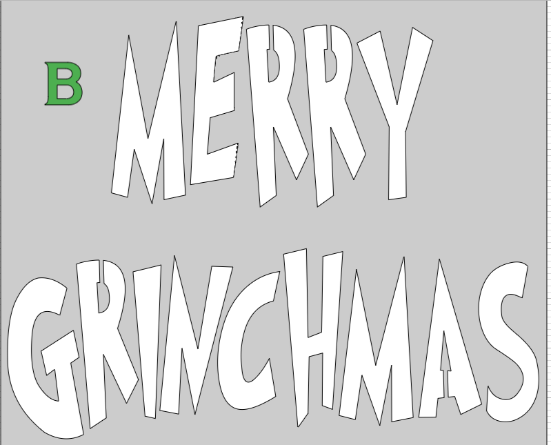 GRINCH reusable stencil mylar plastic #60 | eBay