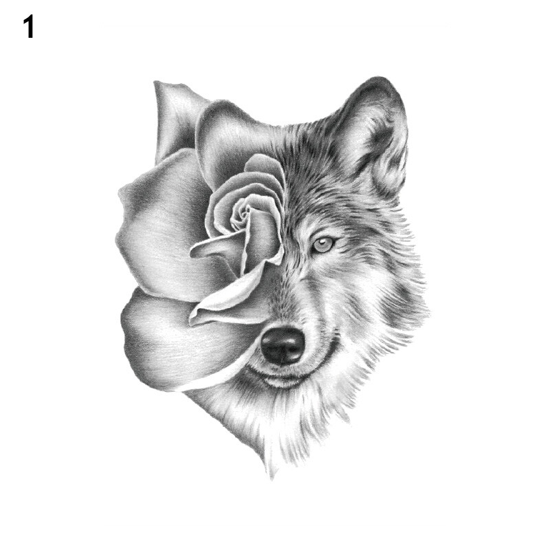 Large Temporary Body Art Arm Tattoo Sticker Sleeve Man Women Waterproof ...