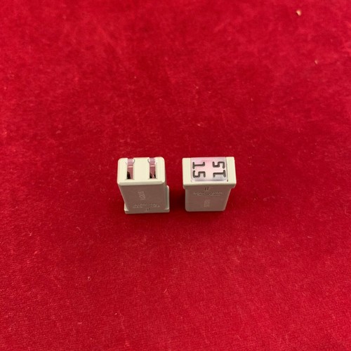 Set of 5: OEM Genuine LittelFuse Automotive M Case 15 Amp 32VDC MCASE ...