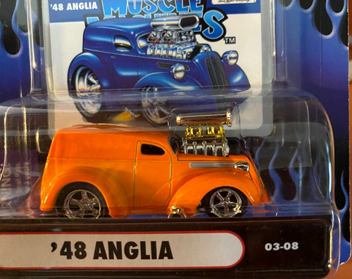 MUSCLE MACHINES 48 ANGLIA 1/64 1948 -- ORANGE | eBay