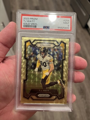 2023 Prizm TJ Watt Gold Vinyl /5 Psa 9 | eBay