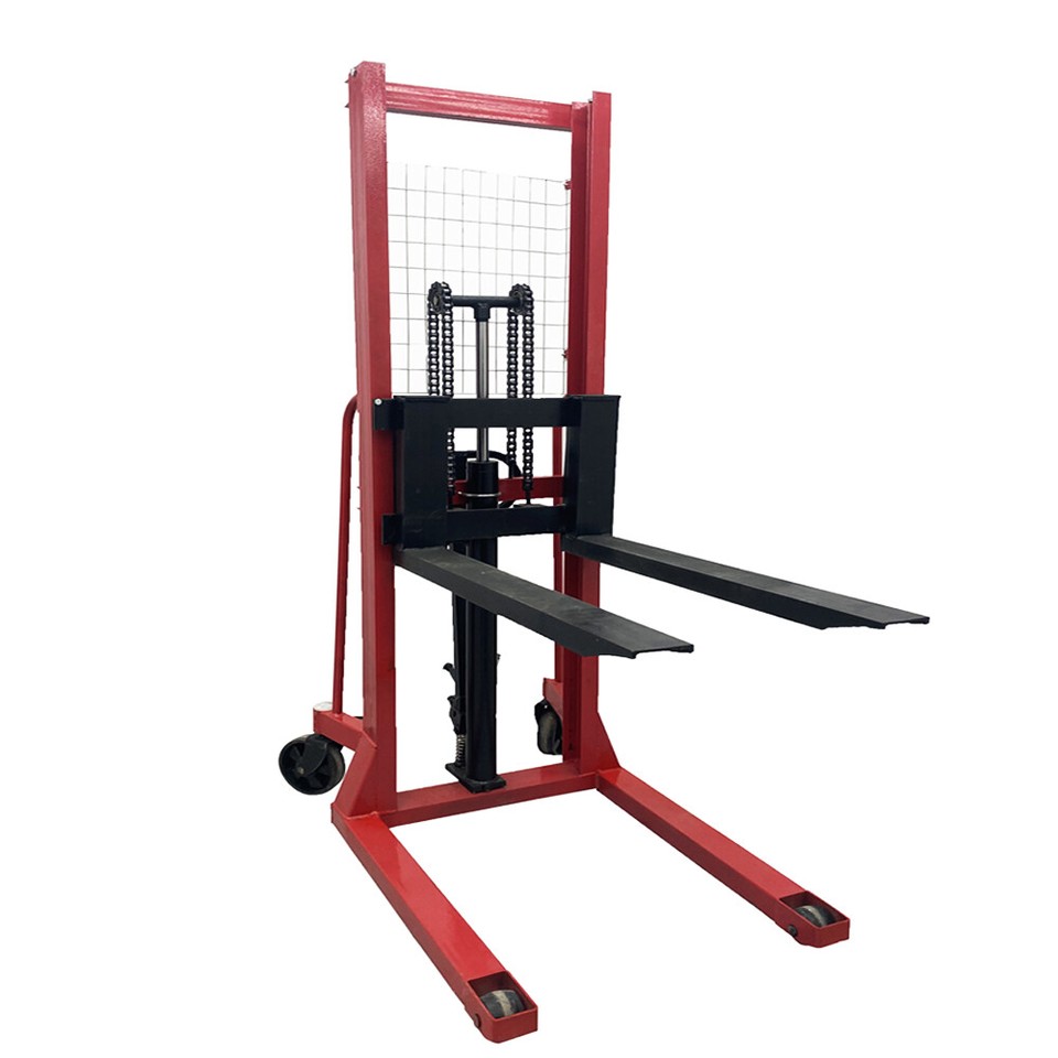 Hydraulic Manual Walkie Stacker Lifting Pallet Stacker Folk lift ...