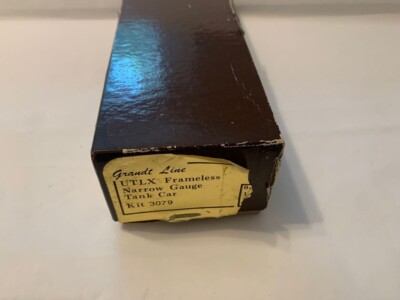 Grandt Line Kit #3079 On3 UTLX Narrow Gauge Tank Car | eBay