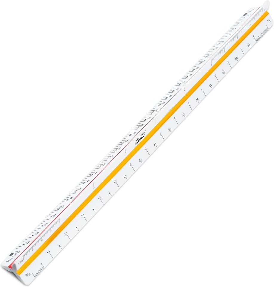 Mr. Pen Architectural Triangular Ruler Set with 12 Inch Triangular ...