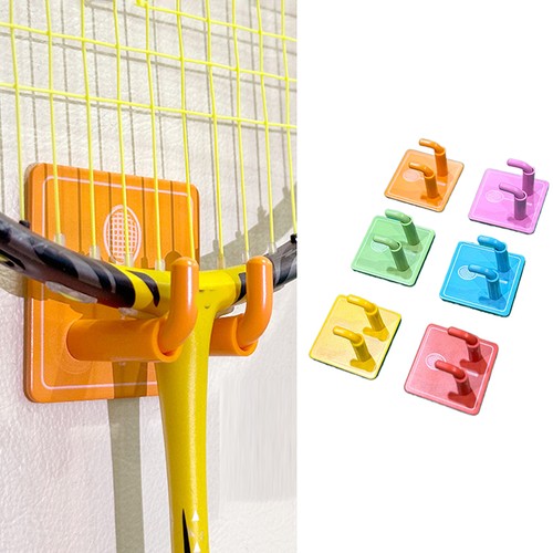 Badminton Display Holder Hook Wall Mounted Racket Holder Tennis Racket ...