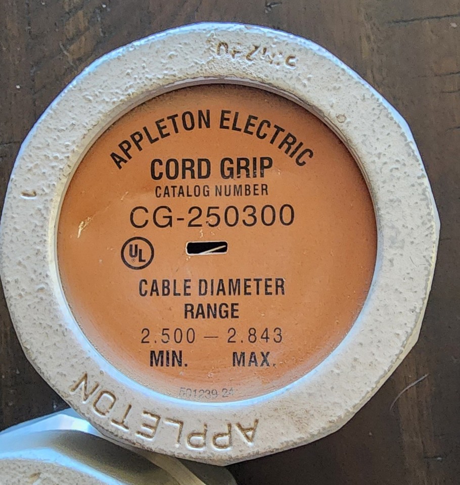 Appleton Electric CG-250300 Cord Grip qty 3 | eBay