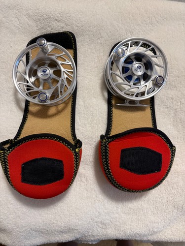 Hatch Finatic 9+ fly reel clear/blue with extra spool, premium Hatch ...