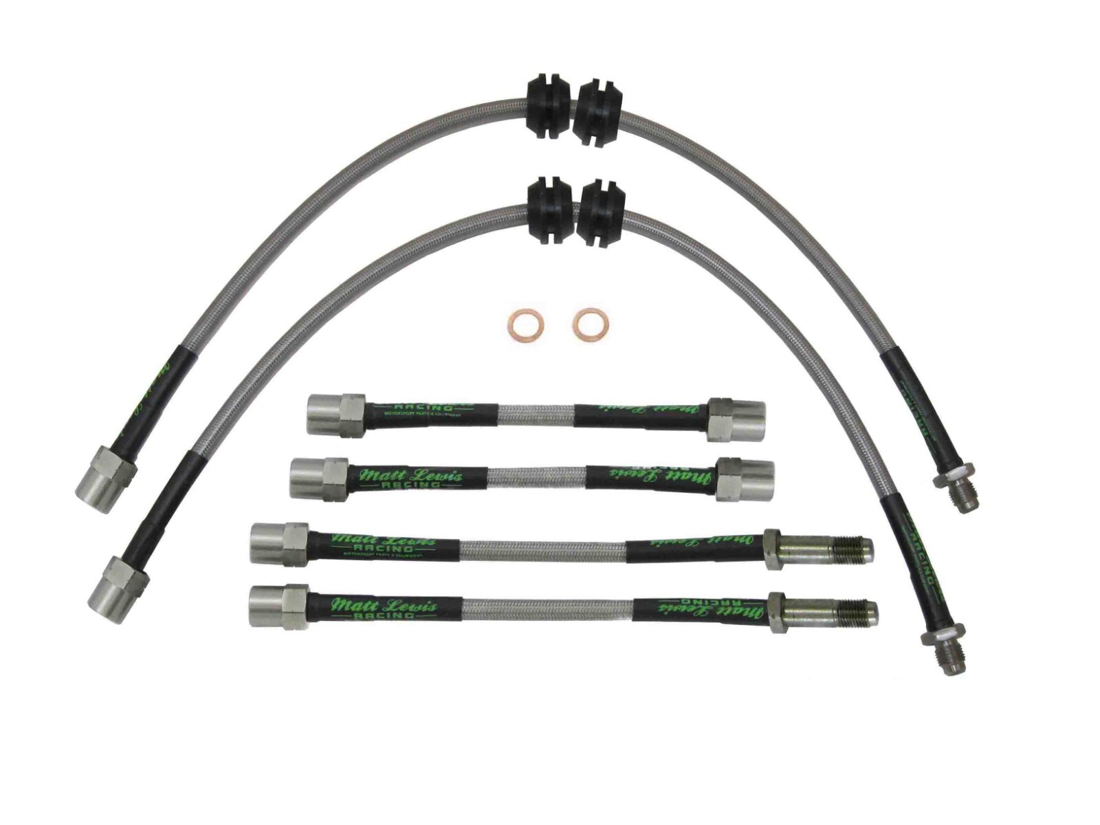 BMW 3 SERIES E90 E91 E92 E93 STAINLESS STEEL BRAIDED BRAKE LINES HOSES ...
