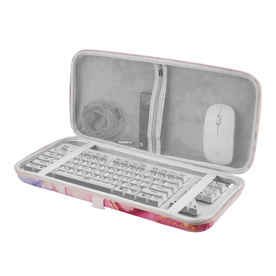 Geekria Tenkeyless Keyboard Case, Hard Shell Travel Carrying Bag for 87 ...