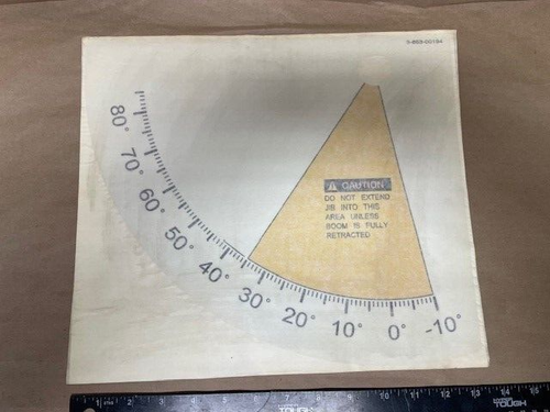 TEREX BOOM ANGLE RH XTC-1 DECAL, Part 653-00194 | eBay