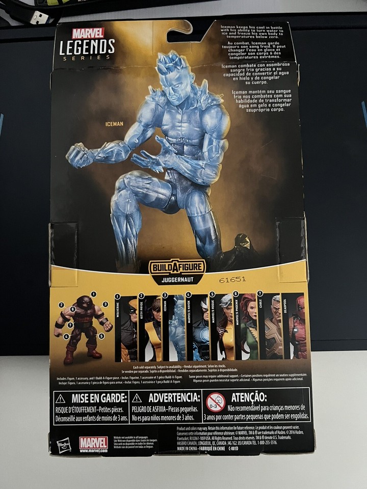 Marvel Legends ICEMAN X-Men Juggernaut BAF Wave 6” Action Figure NEW ...