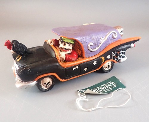 Creepy Hollow Haunted Hearse Halloween Midwest of Cannon Falls Resin ...