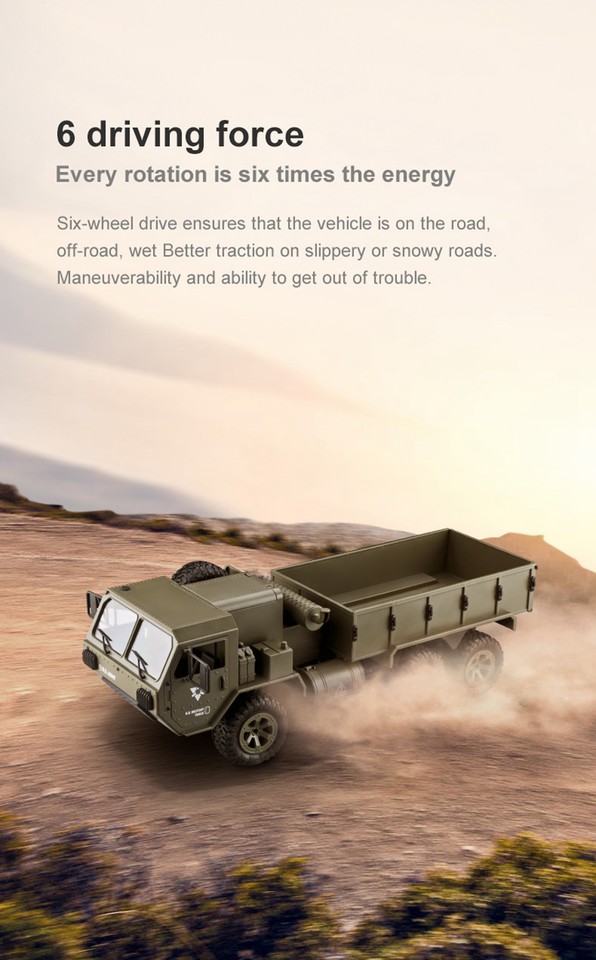 FAYEE FY004 RC Climbing Car 2.4G 6WD HD Camera Remote Controller ...