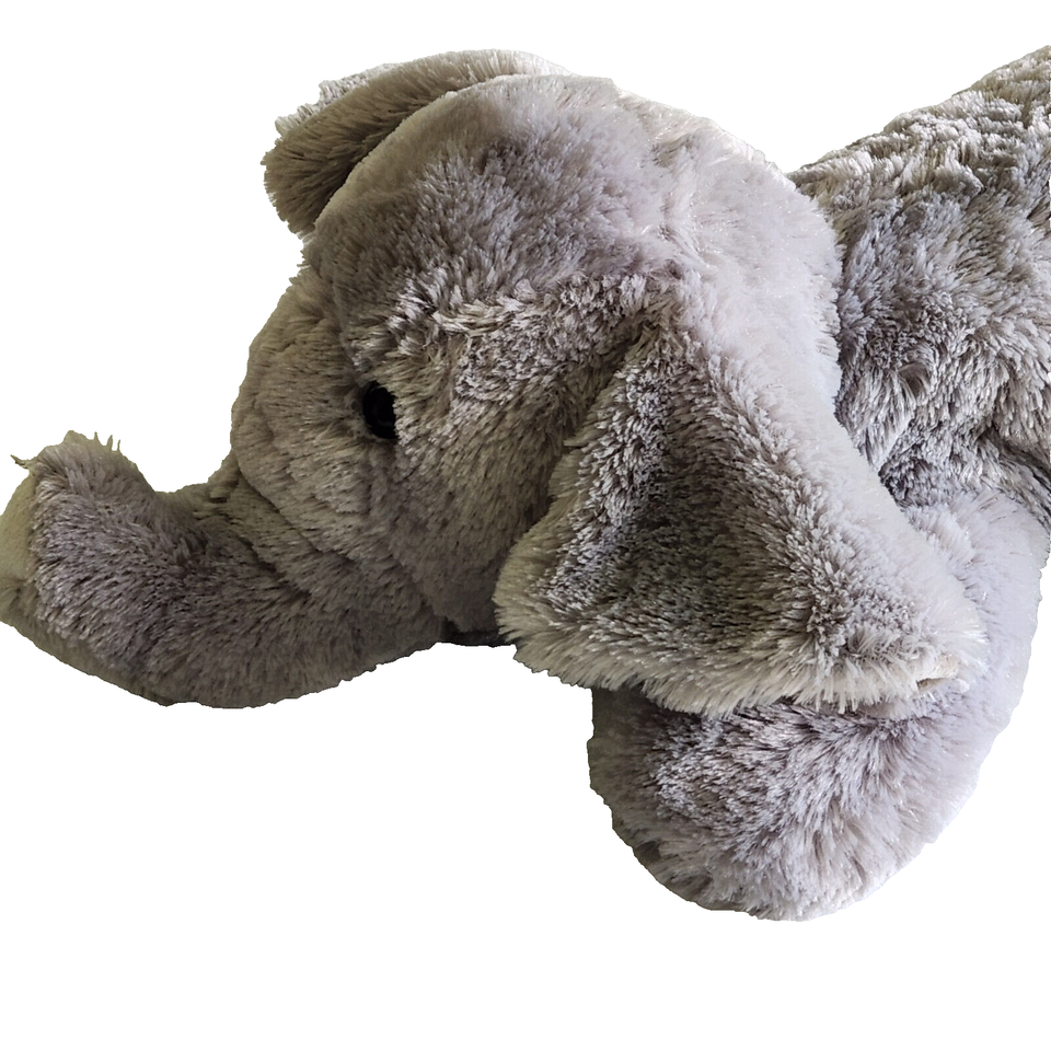 Fiesta 22" Laydown Elephant Plush Gray Stuffed Animal Toy Bed Decor | eBay