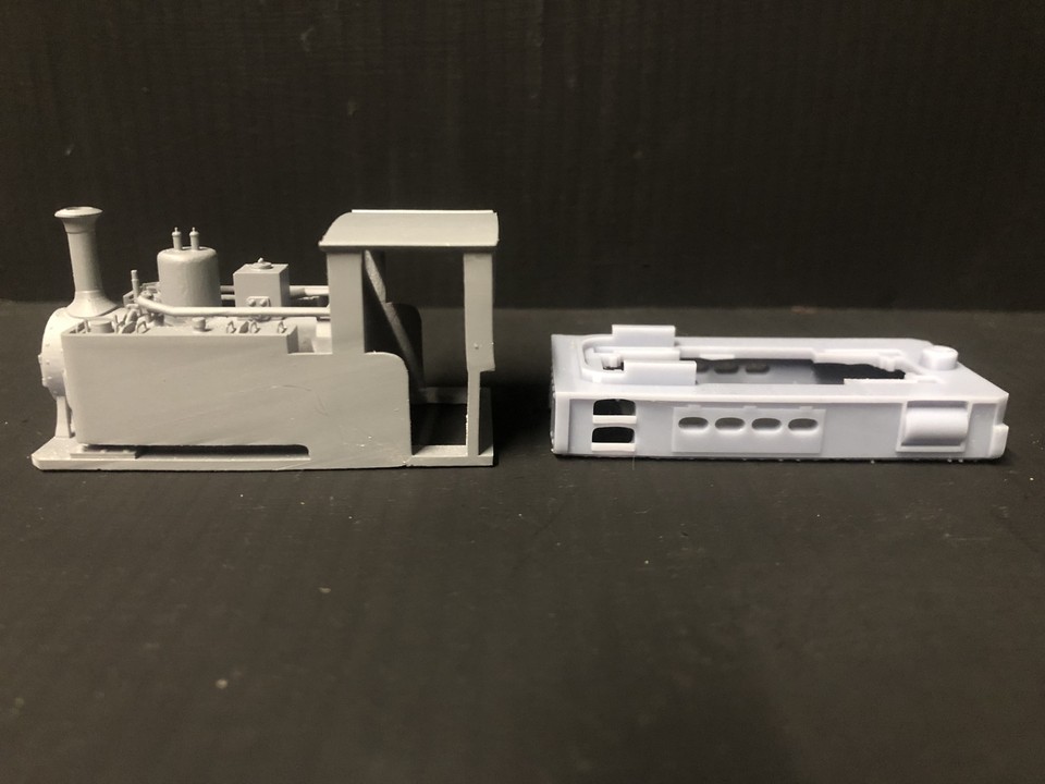 OO9/009 Tom Rolt Barclay Steam Locomotive fits the Kato chassis 11-109 ...