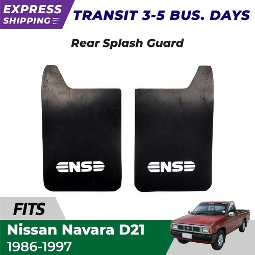 Splash Mudguard Rubber Mud Flaps Rear Fits Nissan Navara D21 Ute Truck ...