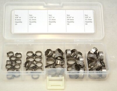 Oetiker OET095157-50PCK Oetiker StepLess 50 Clamp Kit - 3/8"- 5/8" | eBay