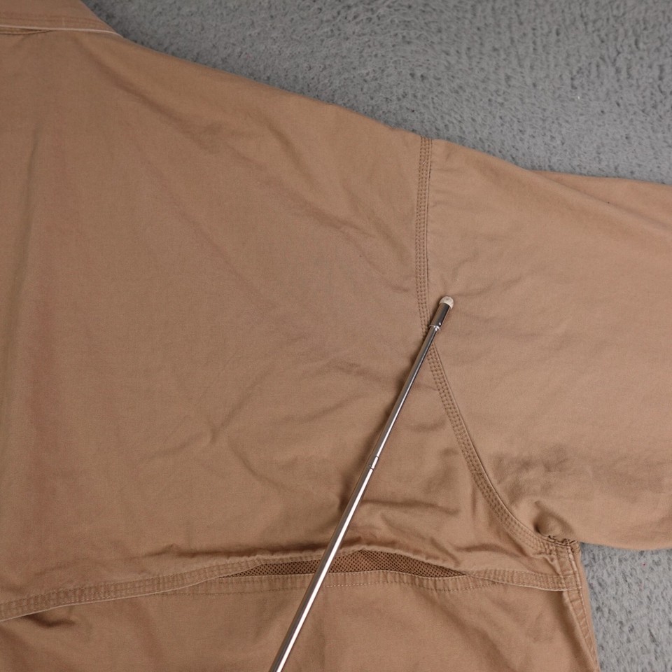 511 Tactical Shirt Mens 3XL Brown Short Sleeve Ripstop Vented Outdoor ...