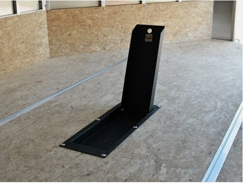 24" Flip Up Motorcycle Wheel Chock For Trailers - Recessed | eBay