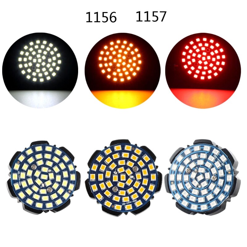 Motorcycle Scooters 1156 1157 Base LED Direction Lamp Blinker Turn ...