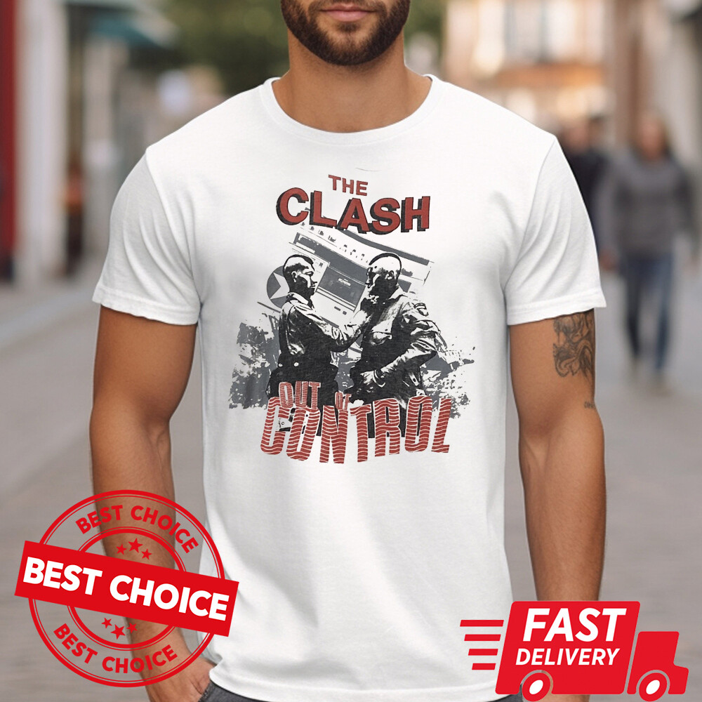 1984s THE CLASH Out of Control Punk Shirt S-3XL Q6155 | eBay