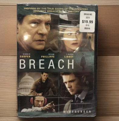 Breach DVD Chris Cooper Ryan Phillippe Laura Linney True Story FBI Spy ...