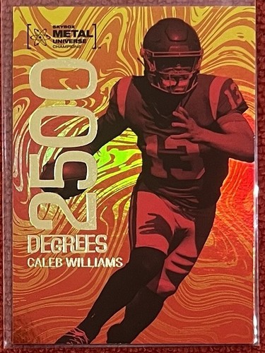 Caleb Williams 2022 Metal Universe Champions 2500 Degrees SP USC ...