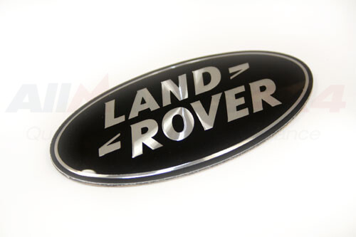 Range Rover Sport Supercharged Black & Silver Grille Badge Genuine ...