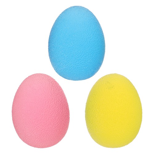 3 Pcs Fitness Ball Squeeze Egg Balls Hand Strengthener Finger Massage ...