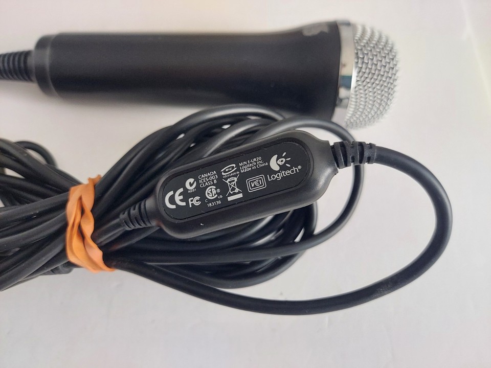 Logitech Rock Band Wired USB MIC Microphone (E-ur20) Xbox 360 PS2 PS3 ...