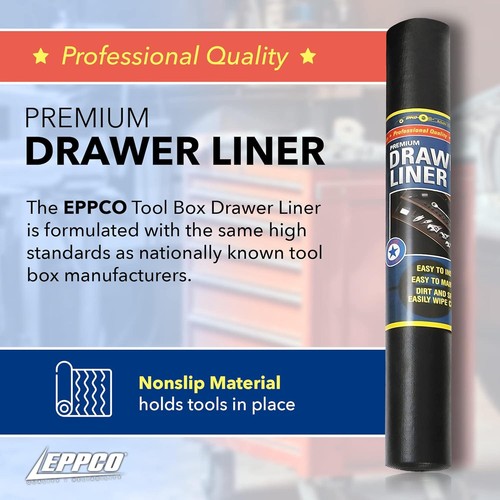 EPPCO Enterprises Tool Box Drawer Liner 24-inch Wide x 72” Long Non-Slip Tools | eBay