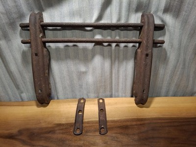 Vintage 1930s 40s Front Bumper Grille Guard Accessory 2 Bar Hot Rat Rod ...