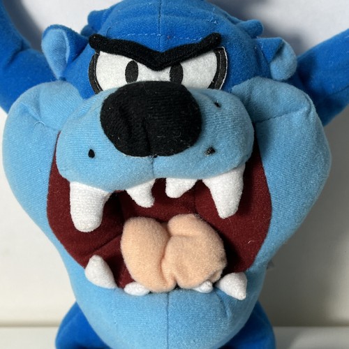 Vintage Nanco Looney Tunes Blue Taz Tasmanian Devil Plush Stuffed ...