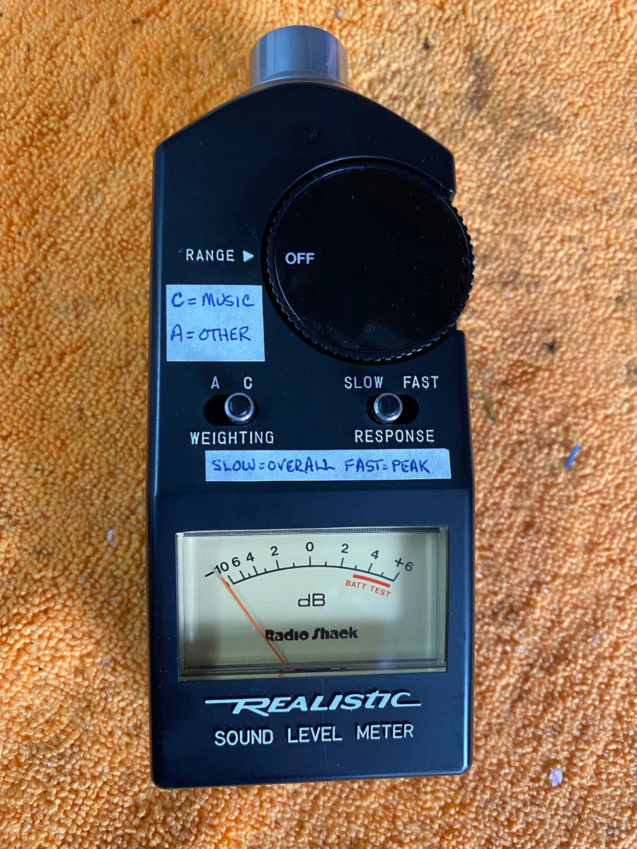 Decibel Meter Radio Shack