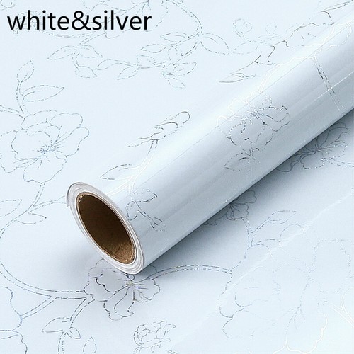 Self Adhesive Shiny Wallpaper Sticker Film Contact Paper Furniture ...