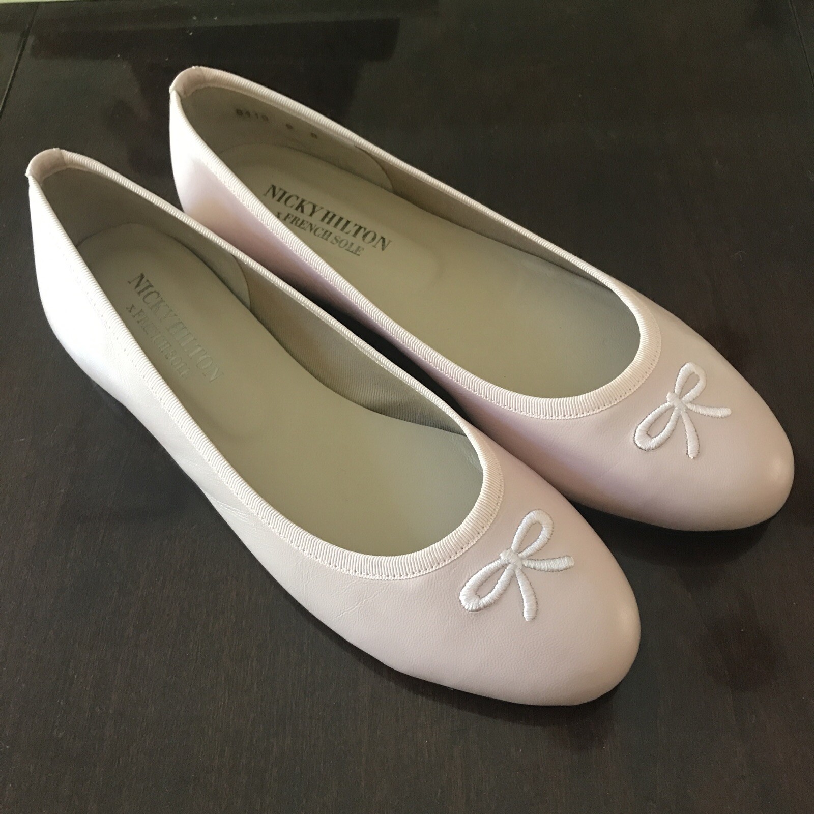 French Sole & Nicky Hilton collaboration women’s ballet flat shoe 8B ...