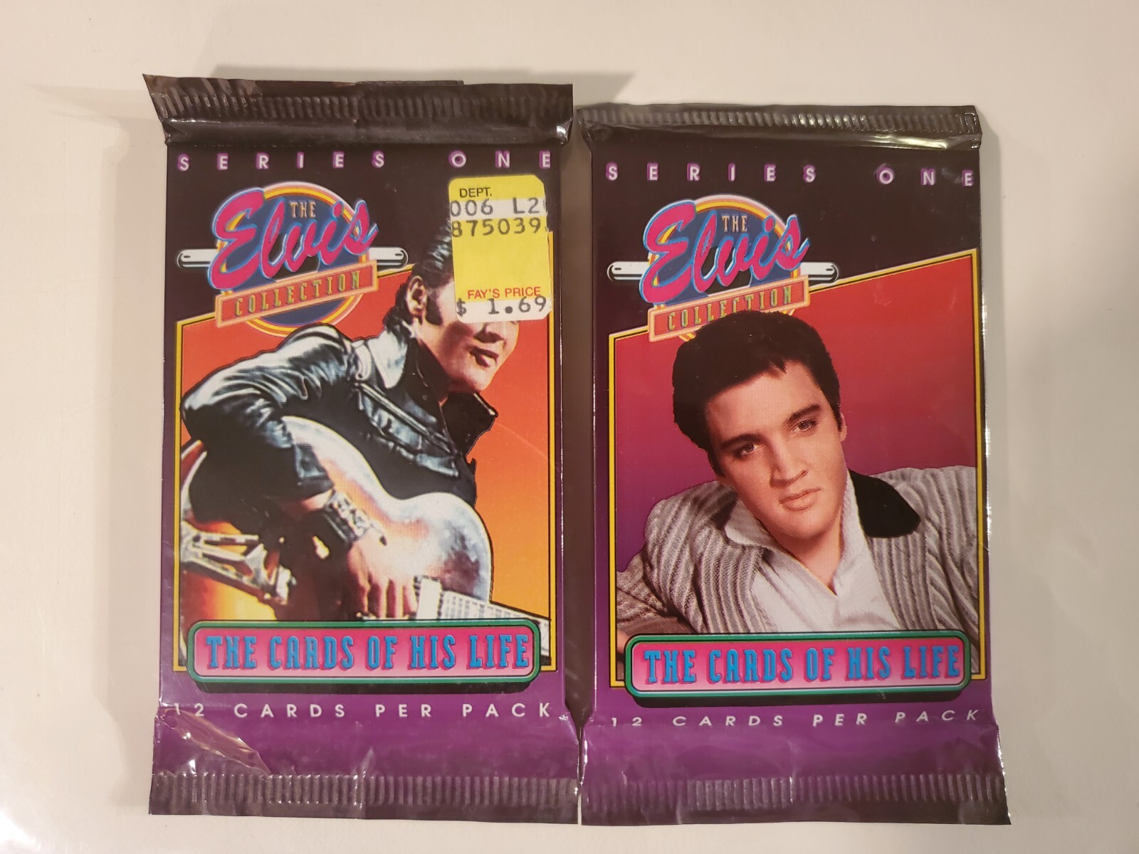 1992 ELVIS PRESLEY - COLLECTION THE CARDS OF HIS LIFE - SERIES ONE- 2 ...
