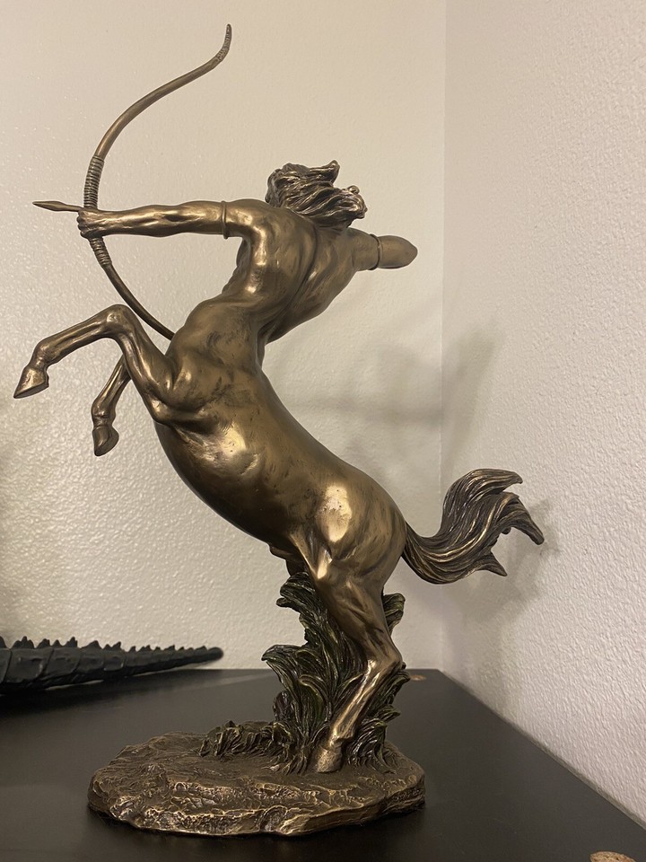 Centaur with Bow & arrow Greek Figurine Resin Sculpture Statue Bronze ...