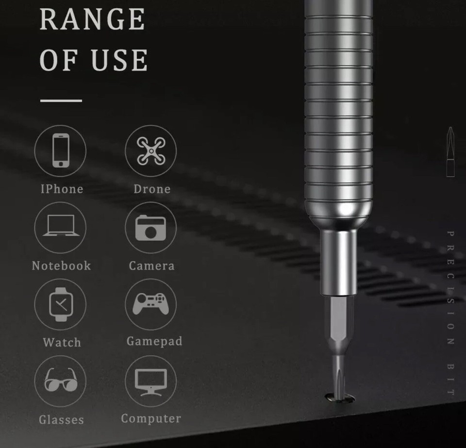 30PC Micro Torx Screwdriver Bits Tools Kit Set For Repair Electronics ...