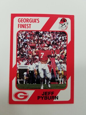 Jeff Pyburn Georgia Bulldogs UGA Dawgs 89 Collegiate Collection ...